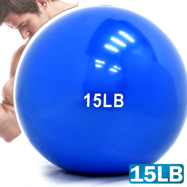 曼天的好物手札 cp值高的跑步機15磅軟式沙球-抗力瑜珈球-ETMall東森購物開箱文