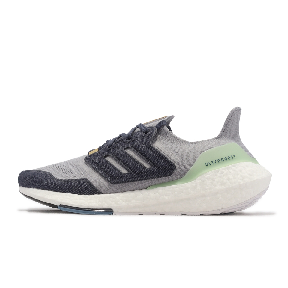 adidas 慢跑鞋 Ultraboost 22 男鞋 灰 單寧 牛仔 緩震 路跑 襪套式 運動鞋 愛迪達 GX9158|慢跑鞋|ETMall ...