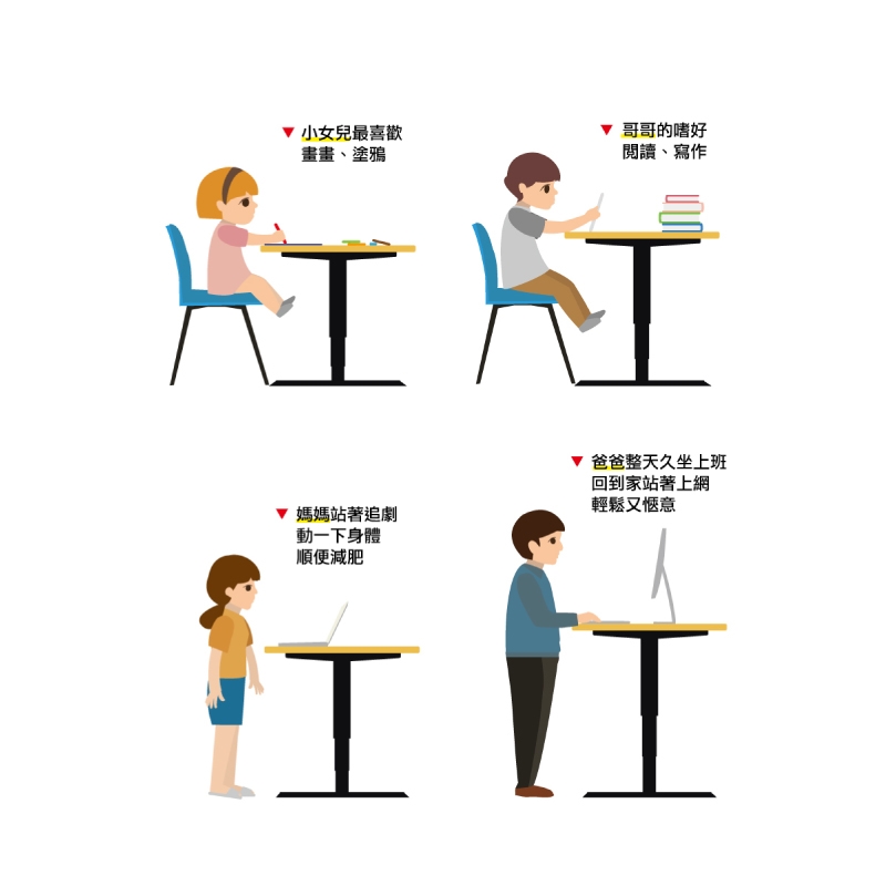 【空間特工】FUNTE電動升降桌｜加拿大楓木弧形桌面灰色桌腳_二節式桌腳|120x80cm|金秋購物節，全站最高39%回饋，消費滿額再抽999黃金|升降桌|ETMall東森購物網