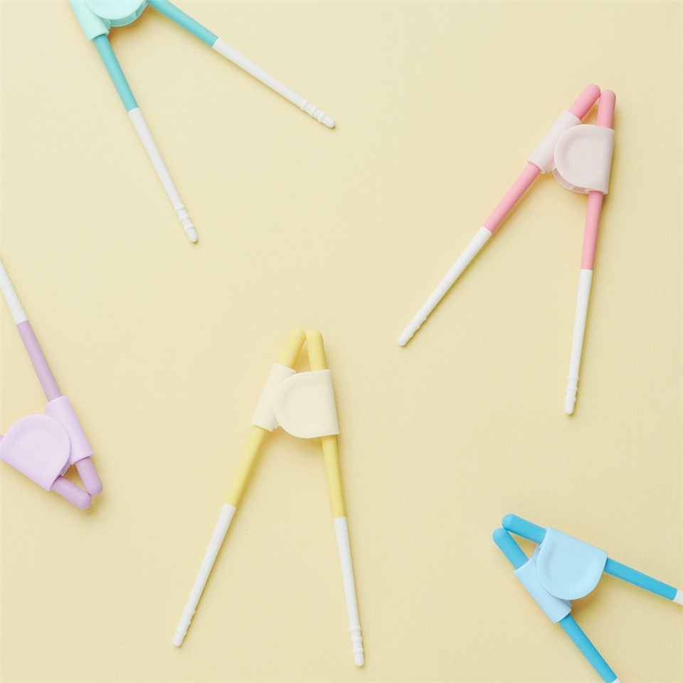 台灣 VIIDA Soufflé 抗菌學習筷-檸檬黃