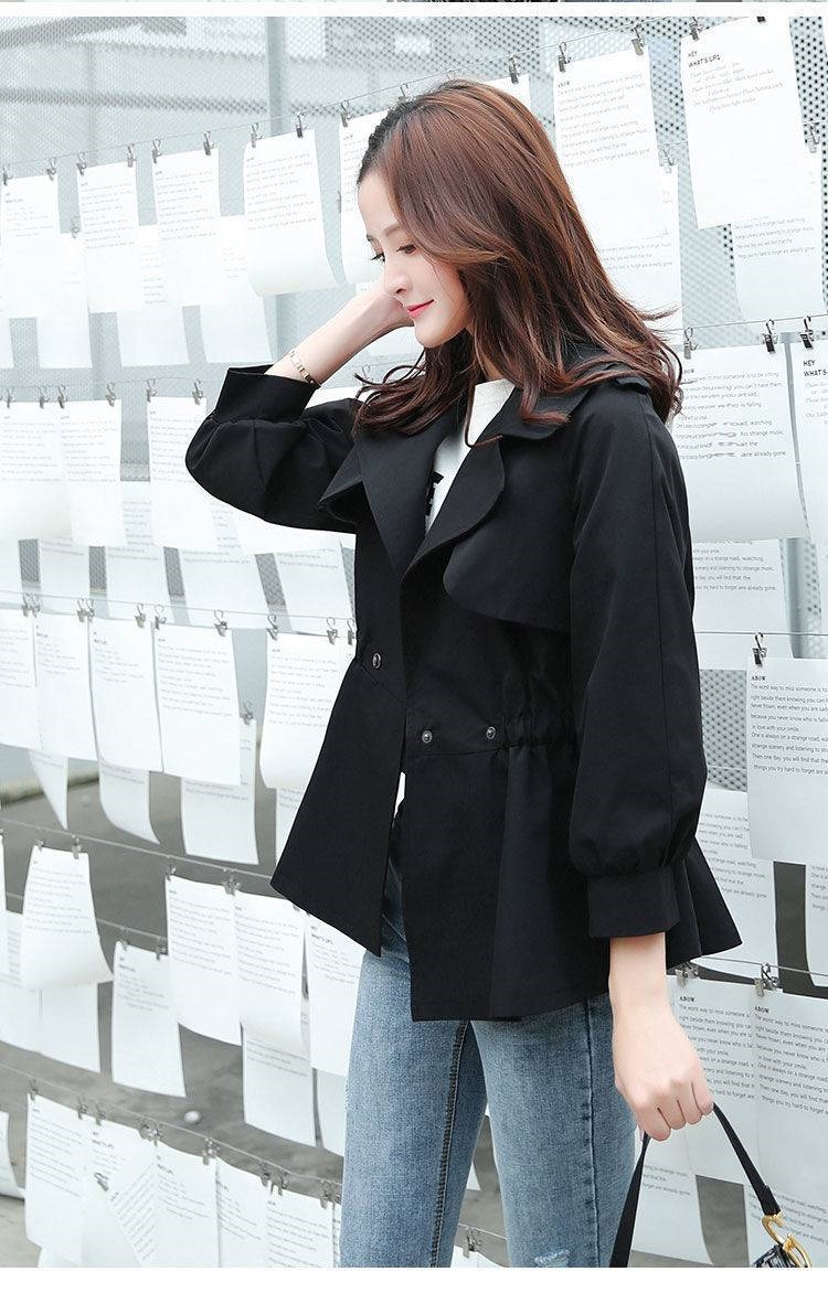 【BJ COLLECTION】日系顯瘦修身西裝領外套/風衣兩用 BJC10013 黑色|金秋購物節，全站最高39%回饋，消費滿額再抽999黃金|西裝外套|ETMall東森購物網