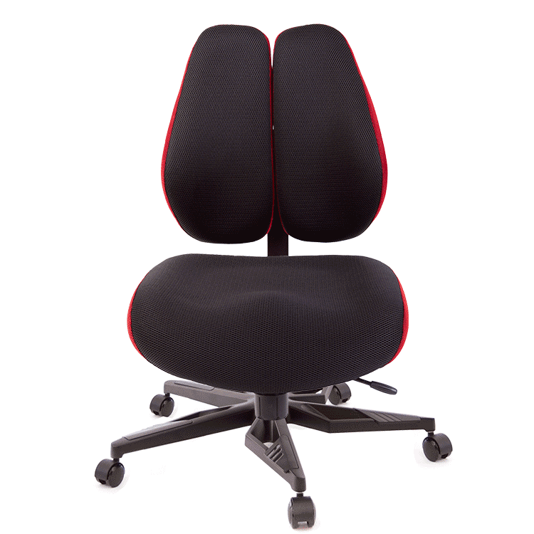 GXG 低雙背DUO KING 工學椅(2D滑面金屬手) TW-3005 E6|金秋購物節，全站最高39%回饋，消費滿額再抽999黃金|布面有扶手|ETMall東森購物網