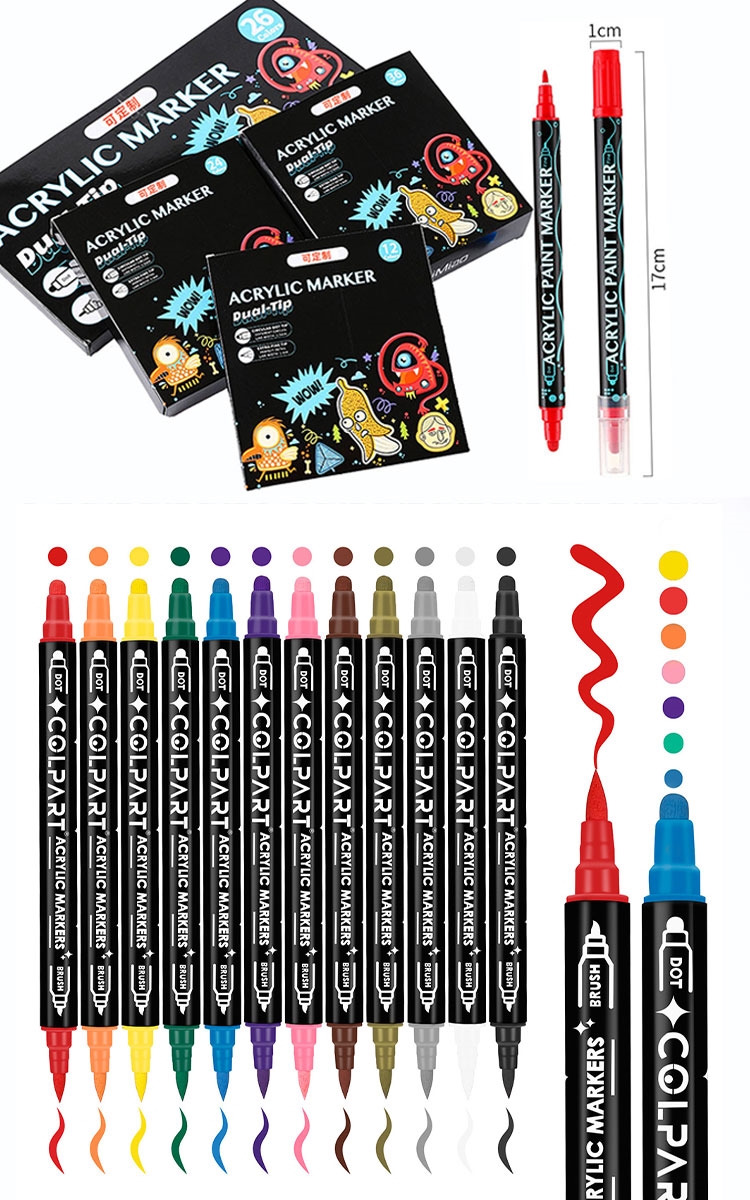 CS22 可疊色學生兒童用26色不透色水性壓克力超值2入組(筆彩色顏料筆/麥克筆)|原子筆/奇異筆/鋼筆|ETMall東森購物網