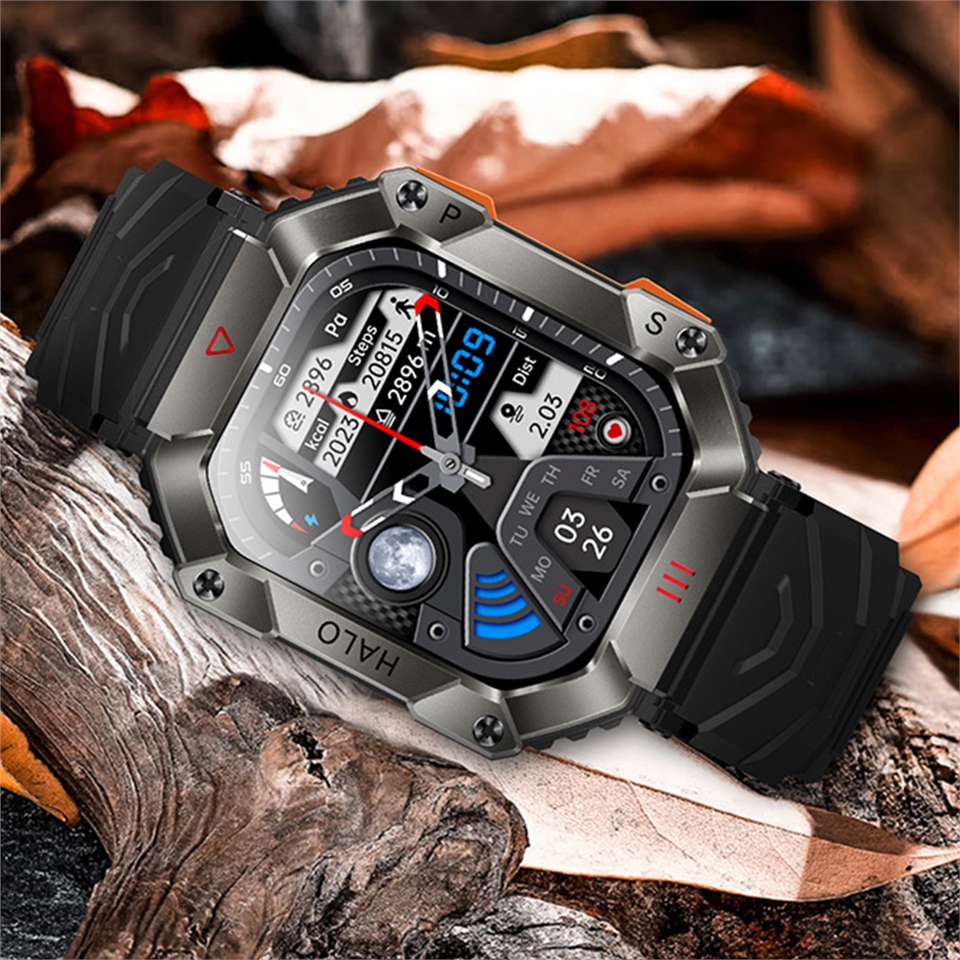 【MIVSEN】KR80 指南針手錶 藍牙通話手錶 智慧手環 心率計步運動手錶|其他品牌|ETMall東森購物網