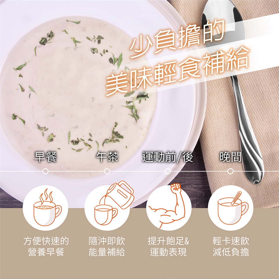 新品上市【台塑生醫】益菌固基飲(蘑菇濃湯風味)(35g*10包/盒) 5盒/組|濃縮乳清蛋白|ETMall東森購物網