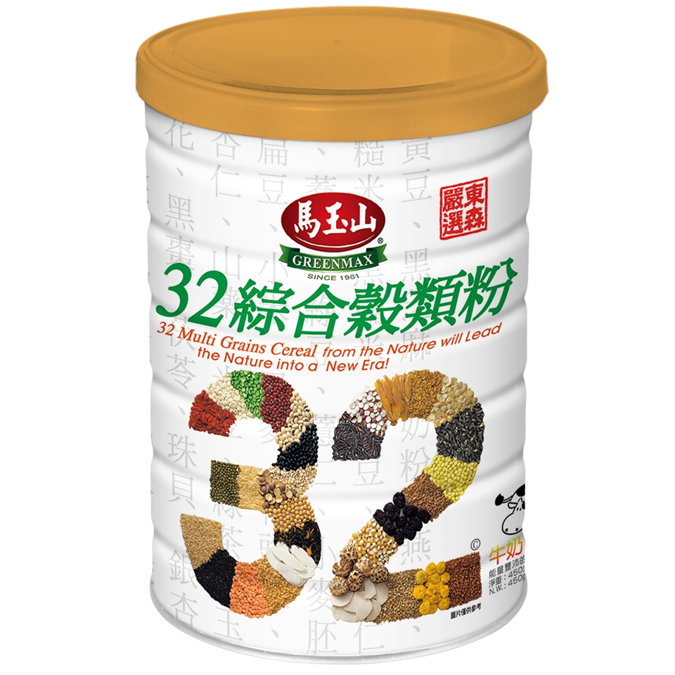 馬玉山 東森嚴選32綜合穀類粉450g*6罐+贈營養全穀堅果奶-高纖順暢配方850g(鐵罐)*1罐|綜合穀粉|ETMall東森購物網