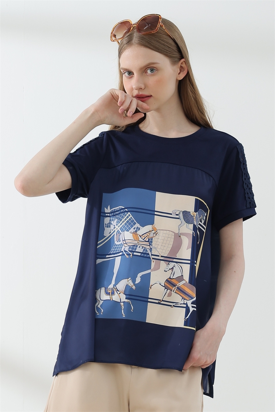 HsinGo 法式輕奢A-LINE高訂剪裁名品修身上衣|上衣|ETMall東森購物網