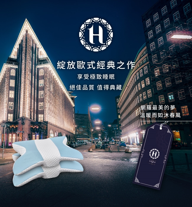 【Hilton 希爾頓】冰豆豆透氣慢回彈蝶型記憶枕/二入組(枕頭/碟型枕/釋壓枕/豆豆枕)(P8004)|記憶枕|ETMall東森購物網