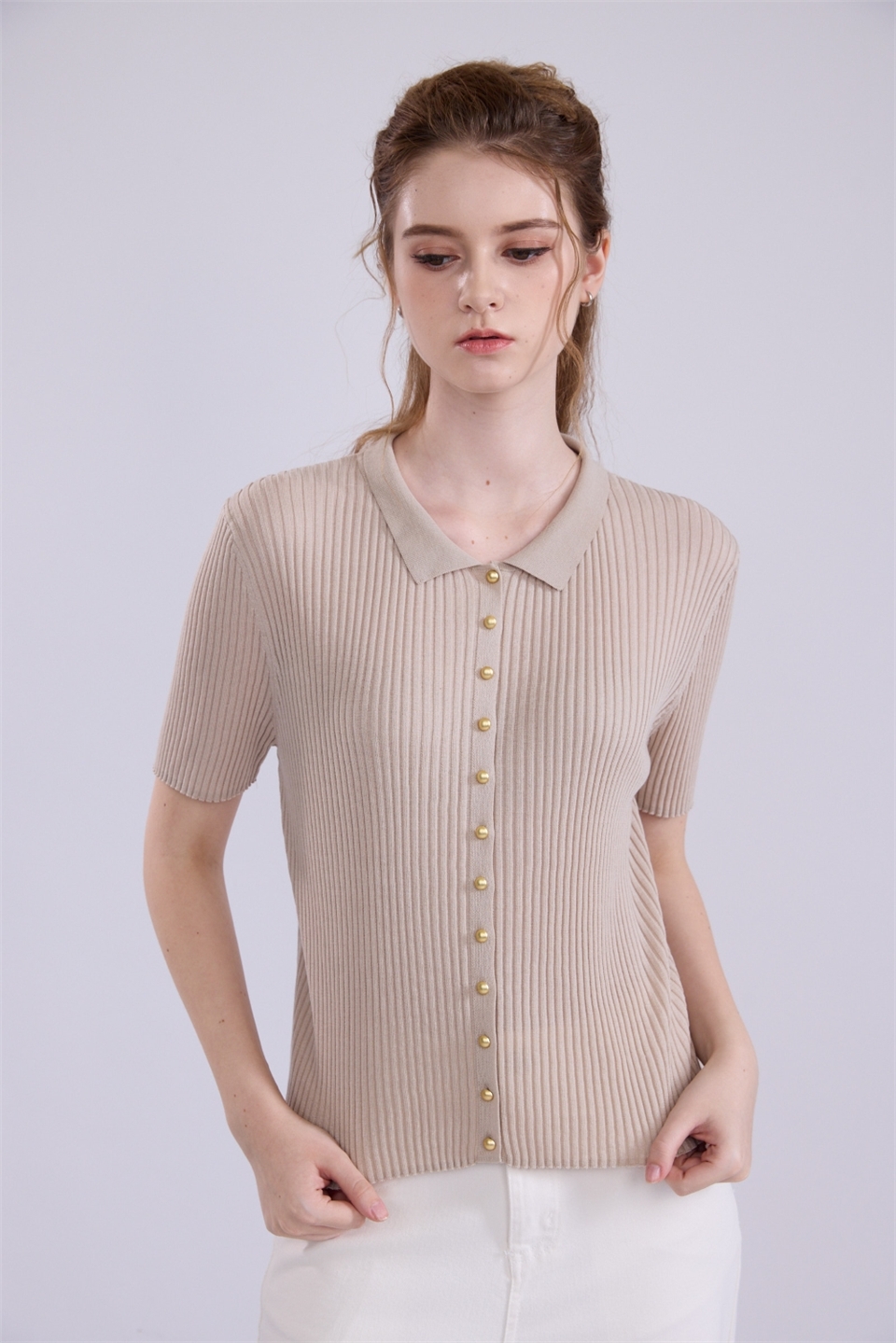 QWI高密針萊賽爾冰肌針織上衣-獨|上衣|ETMall東森購物網