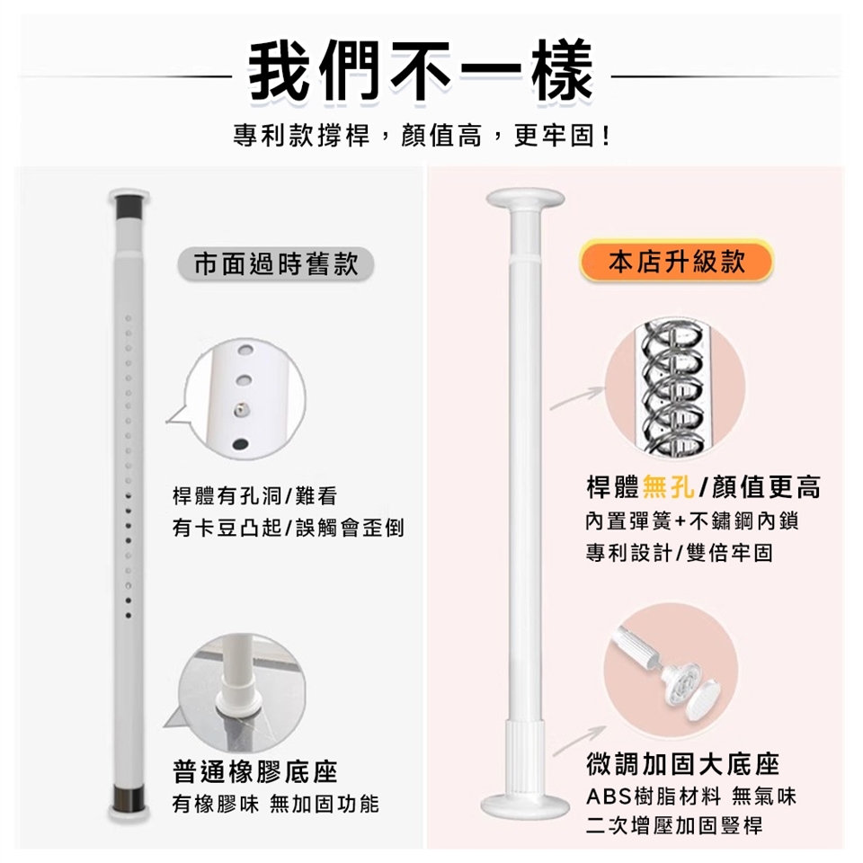 【Secaii設彩品牌店】頂天立地衣架 免打孔晾衣架 曬衣架 免打孔伸縮桿衣架【1.1-4.1米適用⛅️加粗伸縮高承重】|桿型伸縮衣架|ETMall東森購物網