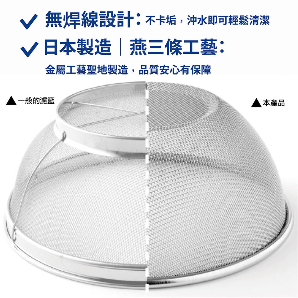 日本Arnest 逸品物創 不鏽鋼瀝水濾網+不鏽鋼調理碗-24cm |洗米籃/脫水籃|ETMall東森購物網