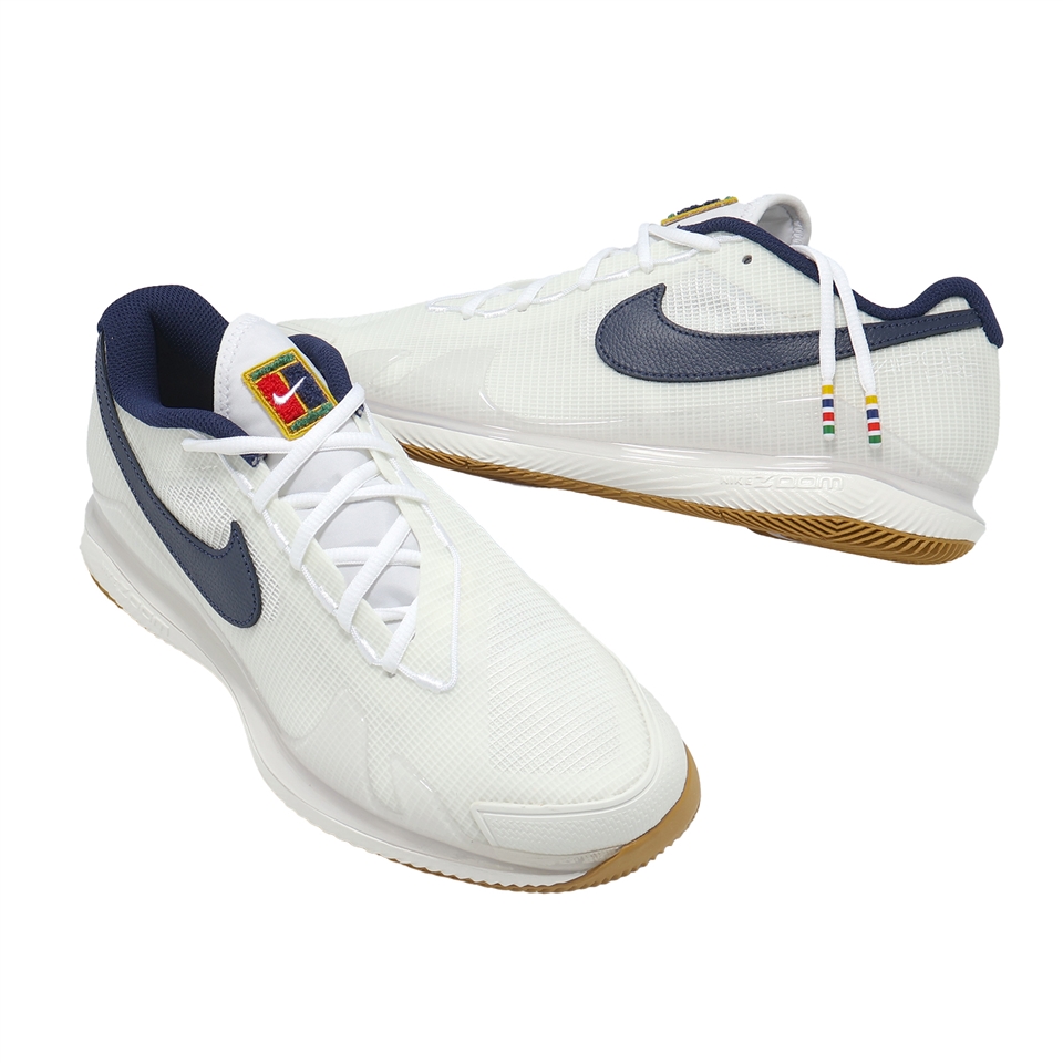 Nike 網球鞋 Zoom Vapor Pro HC 男鞋 白 藍 膠底 氣墊 緩震 硬地 CZ0220-133|羽/排/桌/網球鞋|ETMall東森購物網