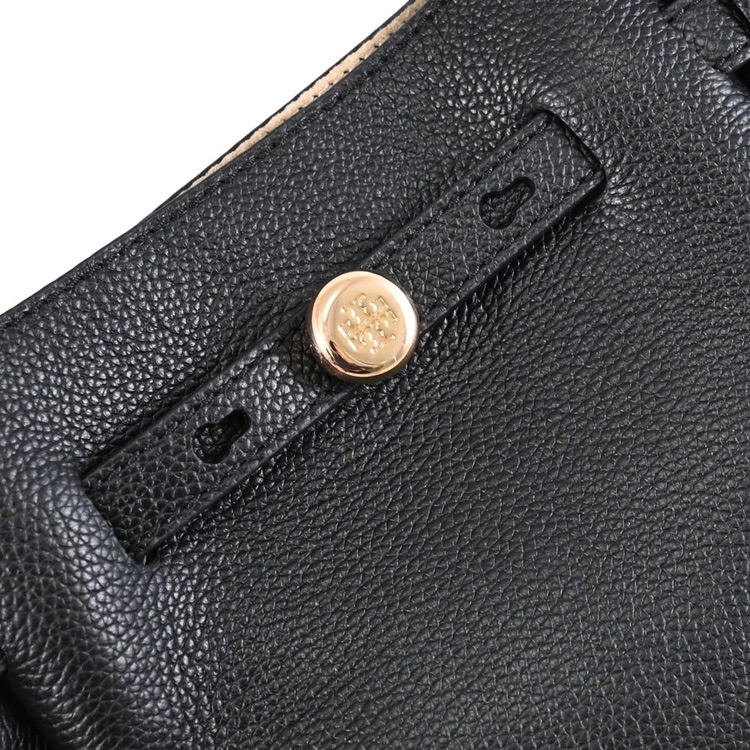 TORY BURCH 171002 Romy 金屬LOGO束釦小號斜背袋包.黑|手提包/側背包|ETMall東森購物網