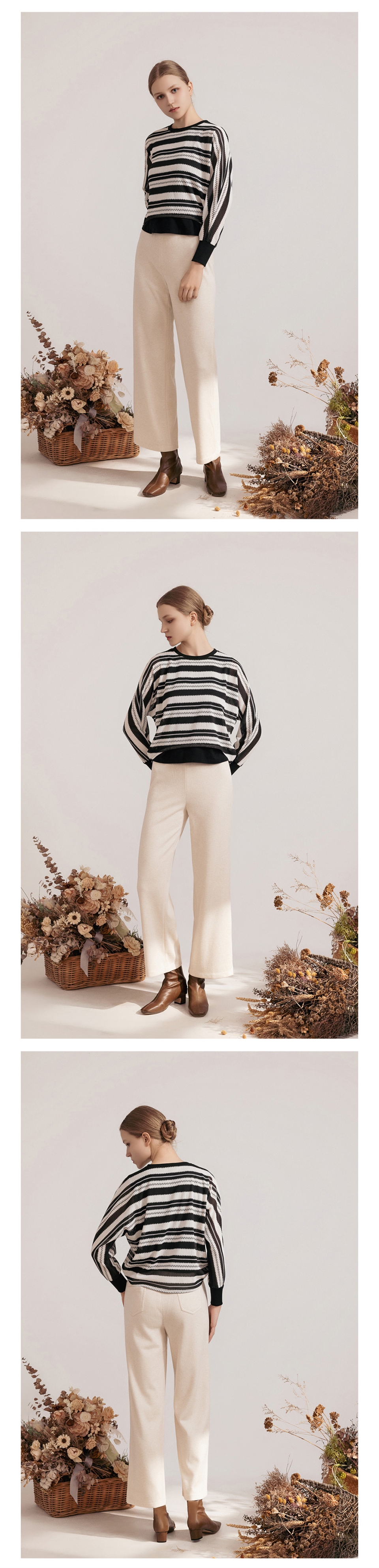 現貨【MEDUSA 曼度莎】質感雙釦羅紋直筒休閒褲 - 2色（M-XL）｜羅紋長褲 女休閒長褲 直筒褲|長褲|ETMall東森購物網