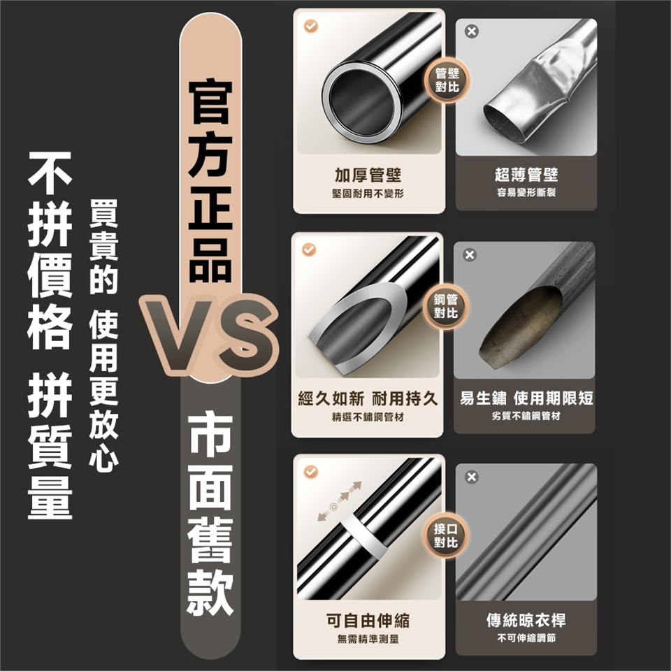 【Secaii設彩品牌店】不鏽鋼伸縮桿 伸縮晾衣桿 浴簾桿 窗簾桿 曬衣架 曬衣桿 自由伸縮 撐桿 防滑底座/無需打孔/防水防鏽|桿型伸縮衣架|ETMall東森購物網