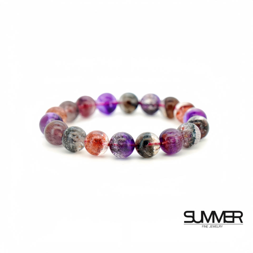 【SUMMER寶石】三輪骨幹彩超七手珠40g (11mm) |超七|ETMall東森購物網