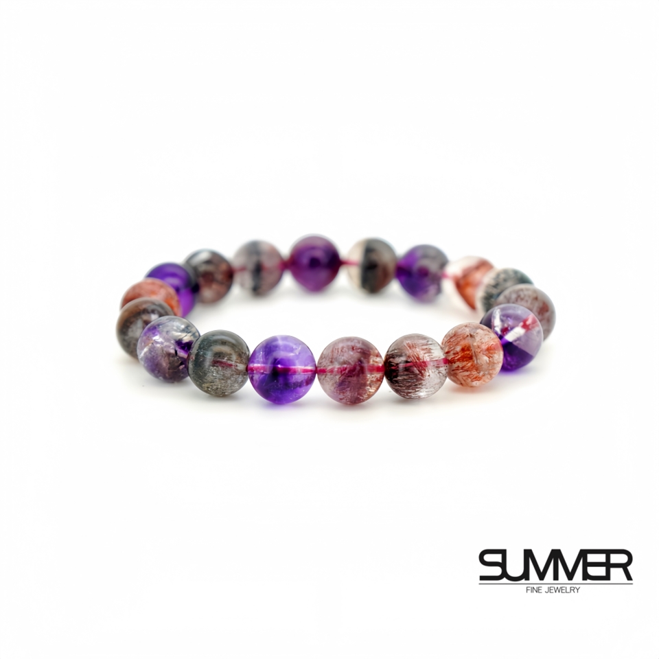 【SUMMER寶石】三輪骨幹彩超七手珠40g (11mm) |超七|ETMall東森購物網