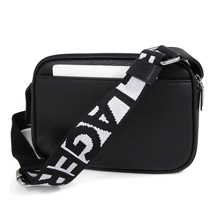 KARL LAGERFELD 卡爾水鑽黑色雙層斜背包|KARL LAGERFELD|ETMall東森購物網