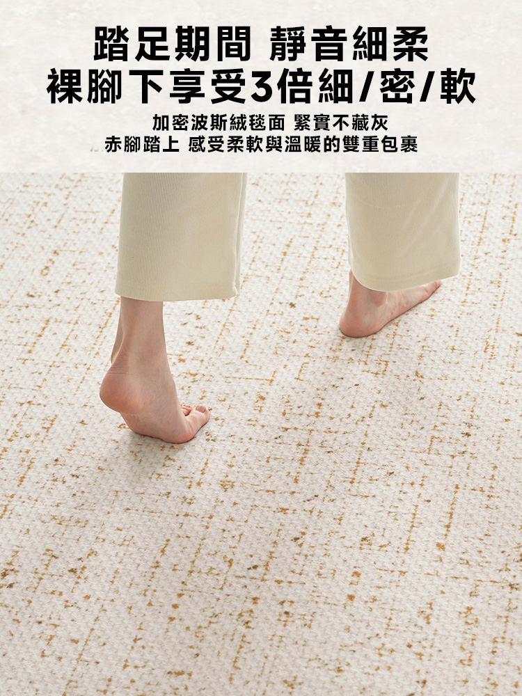 【Secaii設彩品牌店】簡約免洗地毯140*200cm 全新防水面料 防水抗污 簡約百搭 地毯 地墊 客廳地毯 臥室地毯|地毯|ETMall東森購物網
