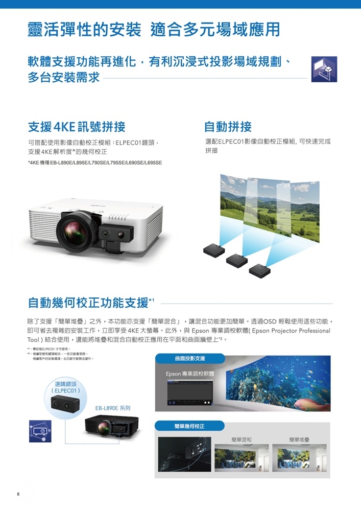 EPSON愛普生 EB-L690SU 高亮彩短焦雷射投影機 6200流明 公司貨|EPSON|ETMall東森購物網