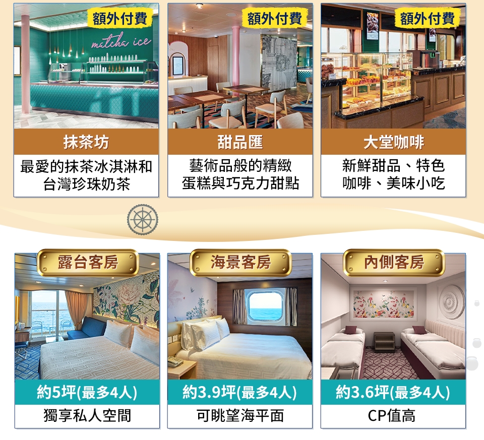 【麗星郵輪探索星號】那霸、石垣島自由行四天(海景四人房)單人券|自由行|ETMall東森購物網