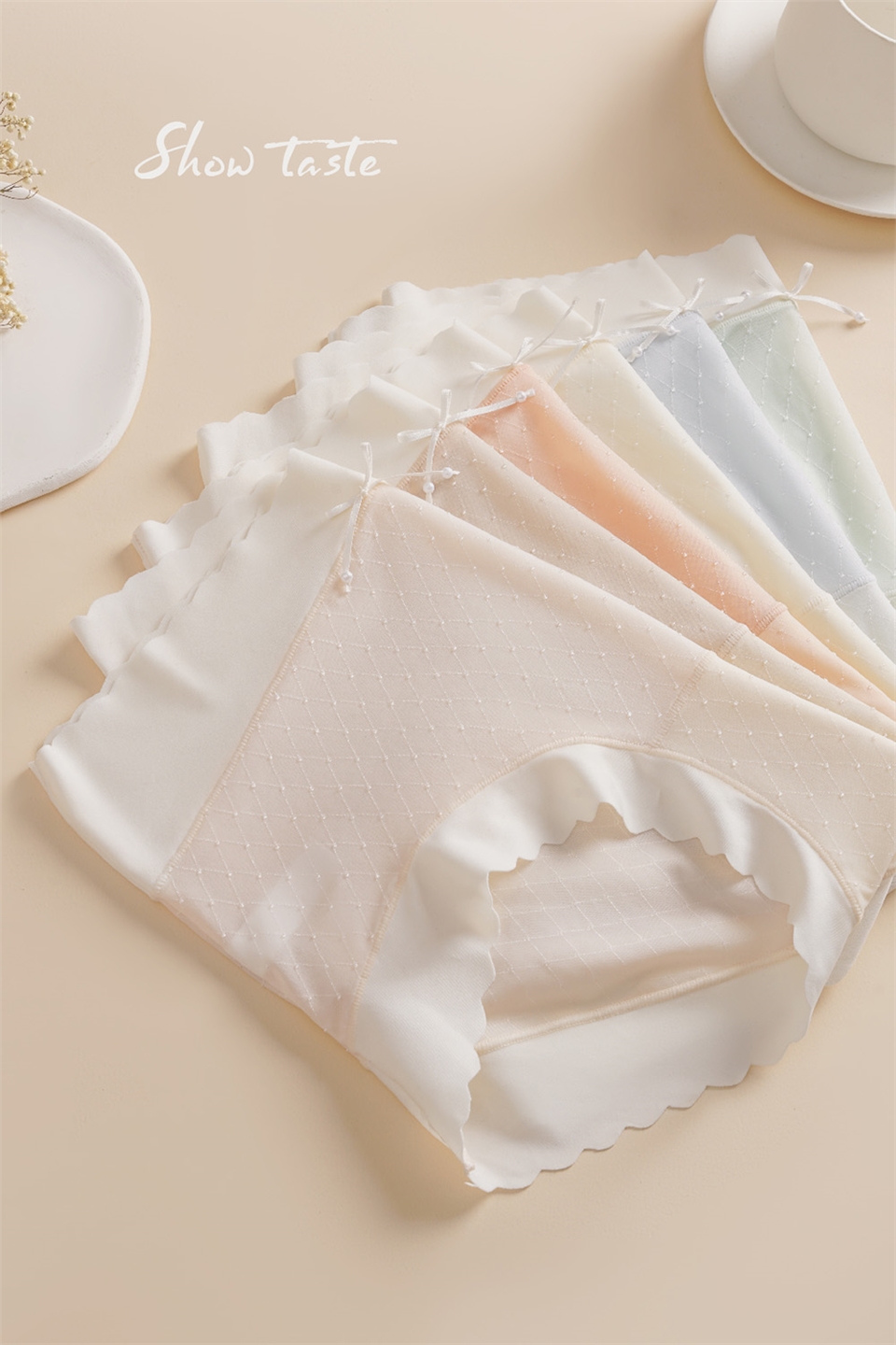 5件【CHANMODE 香茉】日本無痕限定-絲羽輕柔貼膚褲組|無縫/無痕褲|ETMall東森購物網