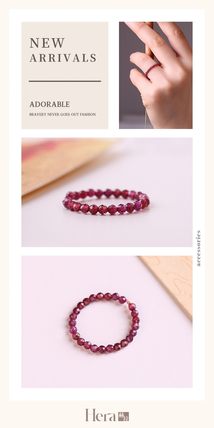 【HERA 赫拉】石榴石切面水晶極細戒指 H114112404|戒指|ETMall東森購物網