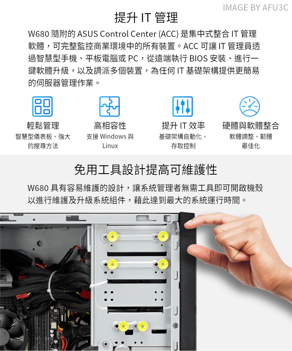 ASUS華碩 W680 商用工作站 i7-14700/32G/512G SSD+1TB/RTX PRO 4500/Win11專業版/750W/三年保固|商用系列|ETMall東森購物網