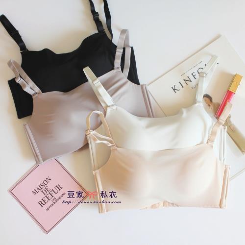 文胸無鋼圈抹胸式防走光 小胸平胸65A 70AA 75A 80A聚攏無痕胸罩|胸罩|ETMall東森購物網