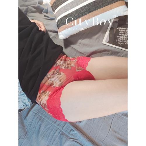 偽娘網紗JJ套開檔透明緊身蕾絲邊|男平口內褲|ETMall東森購物網