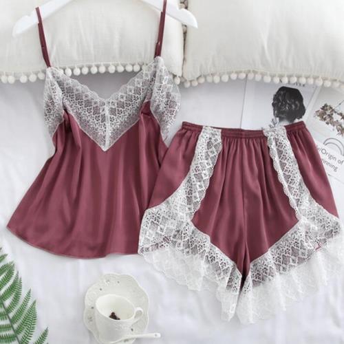 Sexy Lingerie Nightdress Lace Two Piece Set 性感內衣睡裙套裝|睡衣/家居服套裝|ETMall東森購物網