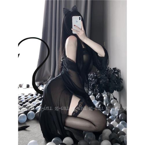 Gill性感透視顯瘦私房居家蕾絲|睡裙|ETMall東森購物網