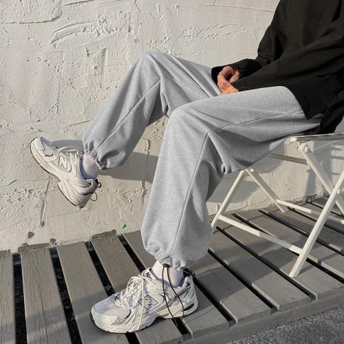 潮ins百搭8XL大碼九分休閑抽繩|褲子|ETMall東森購物網