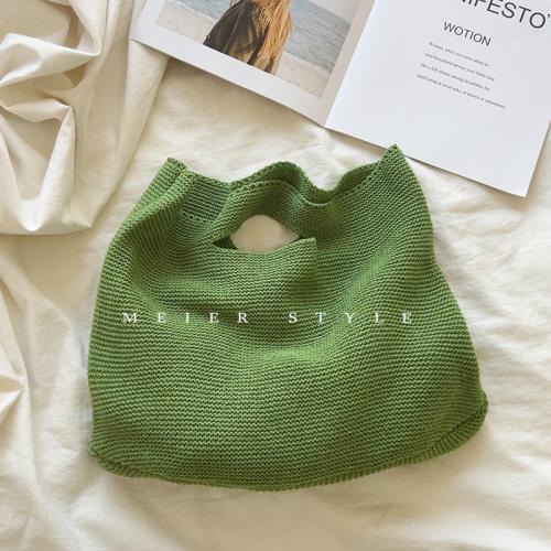 編織韓國ins風休閑手拎包文藝|通用款女包|ETMall東森購物網