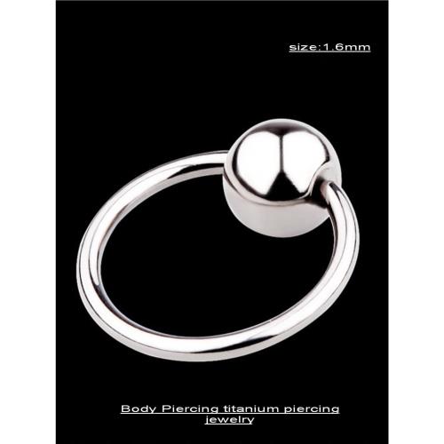 G23純鈦金1.6陰環穿刺飾品F136穿環男高端性感女性乳環臍環PA大球|耳環|ETMall東森購物網