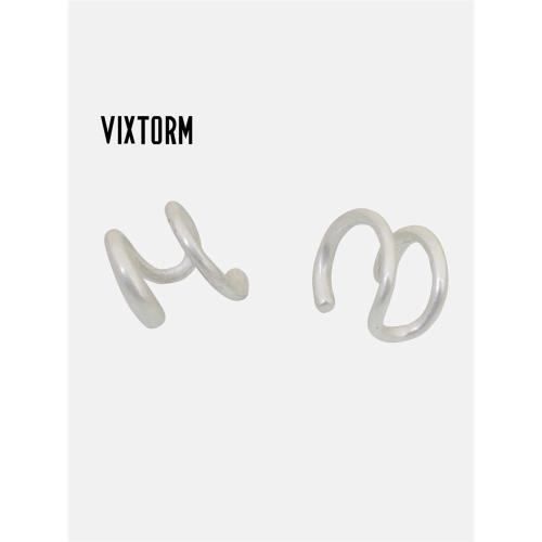 VIXTORM耳飾 春/夏設計 Rohan中性風耳夾無耳洞款 990足銀|耳夾|ETMall東森購物網