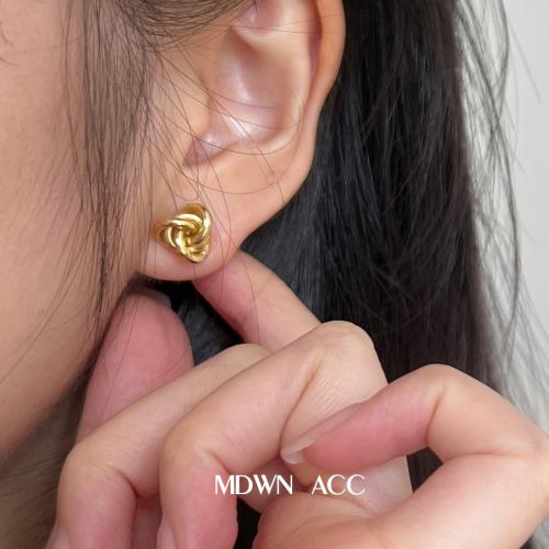 ins 925純銀女簡約風線條耳釘|耳環|ETMall東森購物網