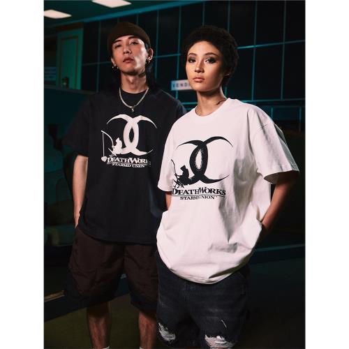 STA X RMD夏季惡搞夢工廠短袖t恤男女美式潮牌寬松休閑五分袖體恤|會員獨享好康折扣活動|T卹|ETMall東森購物網