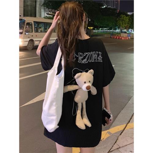 小熊短袖閨蜜裝夏季上衣ins T恤|T恤|ETMall東森購物網