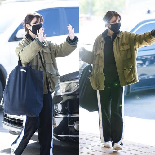 IU李知恩明星同款休閑開叉闊腿褲|休閒褲|ETMall東森購物網