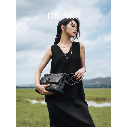 DILAKS通勤鏈條羊皮女包|通用款女包|ETMall東森購物網