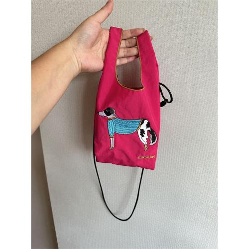 新款迷你刺繡Ballchin日系斜款單肩手提環保時尚貓咪小姐購物袋|通用款女包|ETMall東森購物網