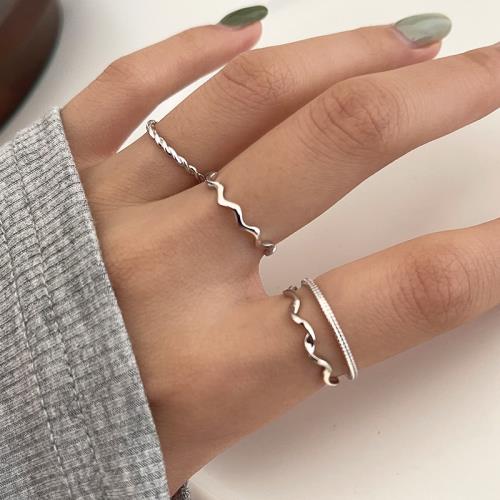 ins 925純銀疊戴細款實心女素圈|戒指/指環|ETMall東森購物網