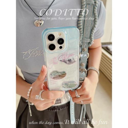 coditto海浪雙層原創適用iphone17promax手機殼新款蘋果16pro創意15promax小眾設計14promax13全包 ...