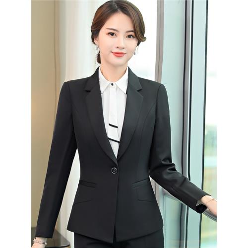 2025秋季新款西裝女士職業套裝OL職業裝西服正裝女裝面試工作服潮|金秋購物節，全站最高39%回饋，消費滿額再抽999黃金|西裝|ETMall東森購物網