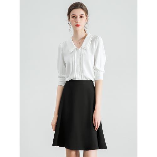 職業套裝女春秋新款女神范高端教師面試穿搭氣質通勤OL工作服套裙|職業女裙套裝|ETMall東森購物網