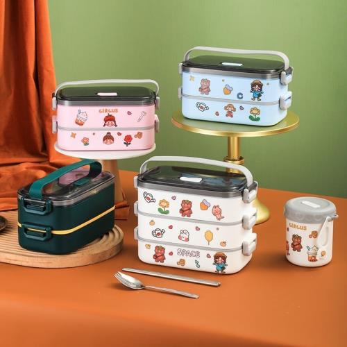 代購GP不銹鋼保溫飯盒帶蓋便當盒可微波爐密封戶外分格食品級餐盒|金秋購物節，全站最高39%回饋，消費滿額再抽999黃金|便當/保溫桶/保溫提鍋|ETMall東森購物網