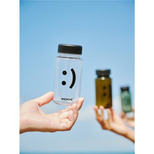 WEMUG笑臉mini水杯男女生便攜咖啡塑料350ml小水瓶隨身杯子|隨手杯|ETMall東森購物網