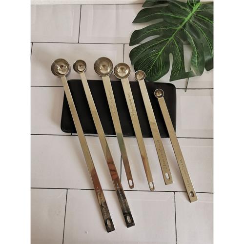 304不銹鋼量勺長柄2.5/5/10/15/20/25/30ml調味茶匙果粉勺子10克|烘培DIY器具|ETMall東森購物網