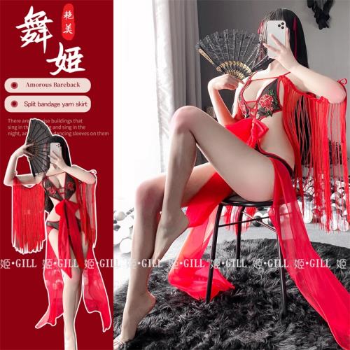 Gill舞姬顯瘦性感三點流力內衣|睡裙|ETMall東森購物網